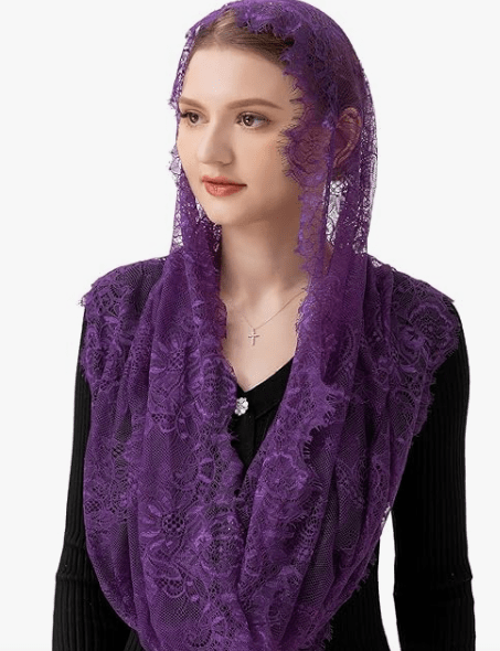 What Traditional Catholic Mantilla Veils To Wear For Lent And Easter ...