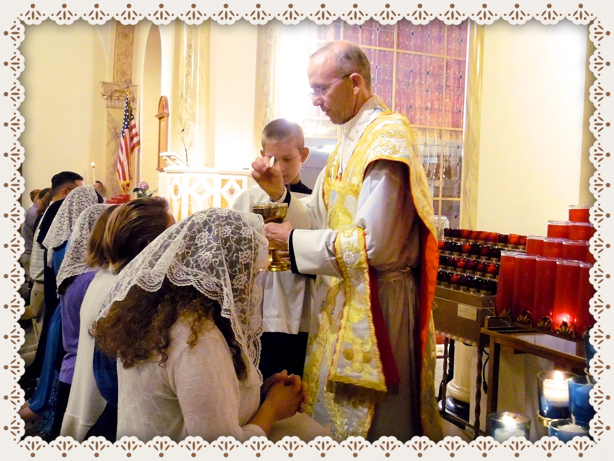 The Proper Way To Receive Holy Communion | Traditional Catholic ...
