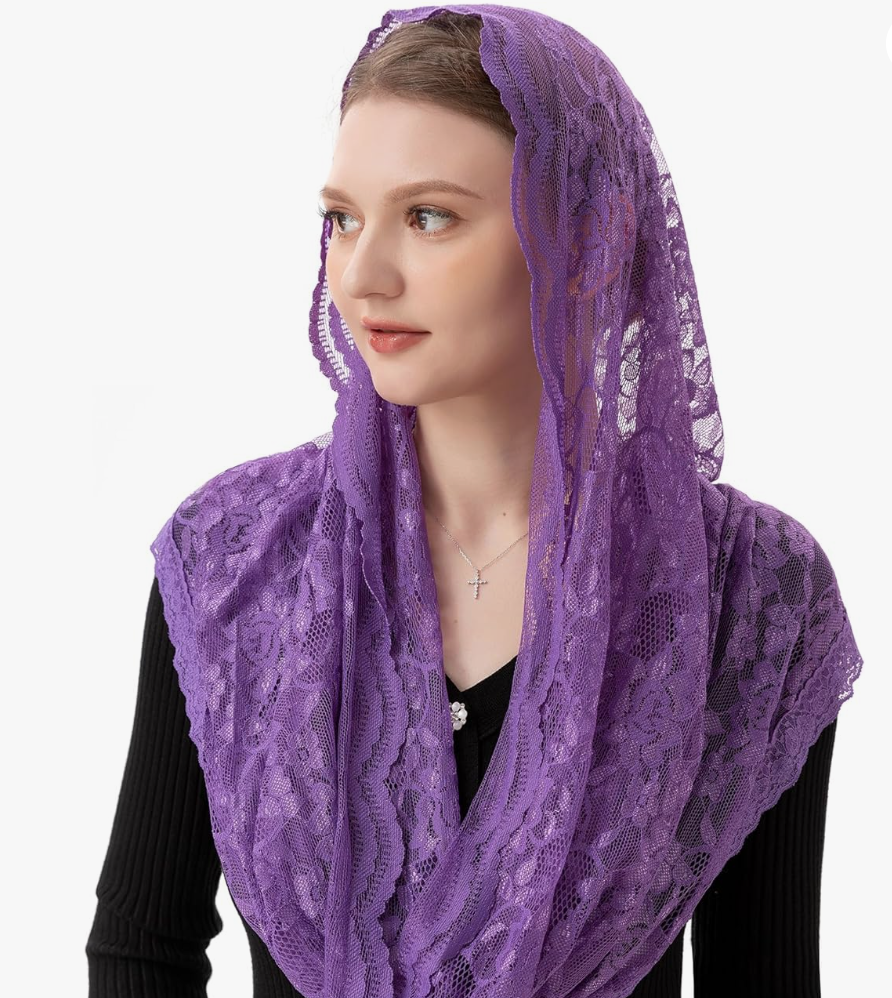 What Traditional Catholic Mantilla Veils To Wear For Lent And Easter ...