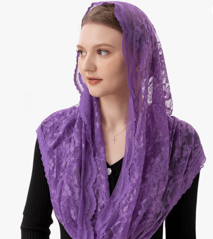 What Traditional Catholic Mantilla Veils To Wear For Lent And Easter ...