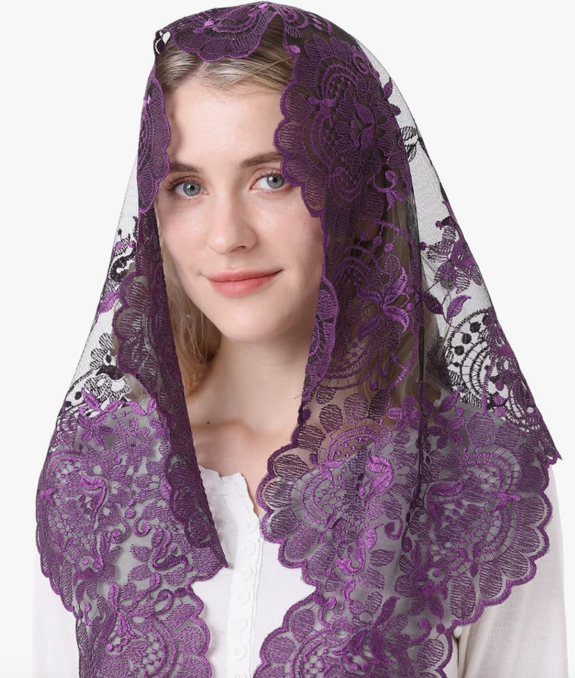 What Traditional Catholic Mantilla Veils To Wear For Lent And Easter ...