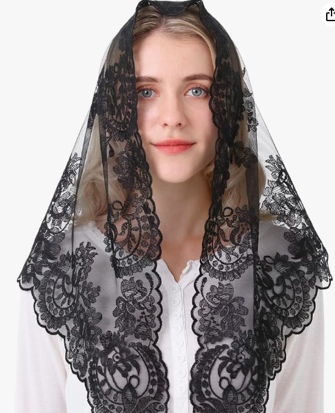 What Traditional Catholic Mantilla Veils To Wear For Lent And Easter ...