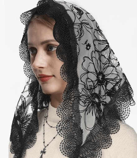 What Traditional Catholic Mantilla Veils To Wear For Lent And Easter ...